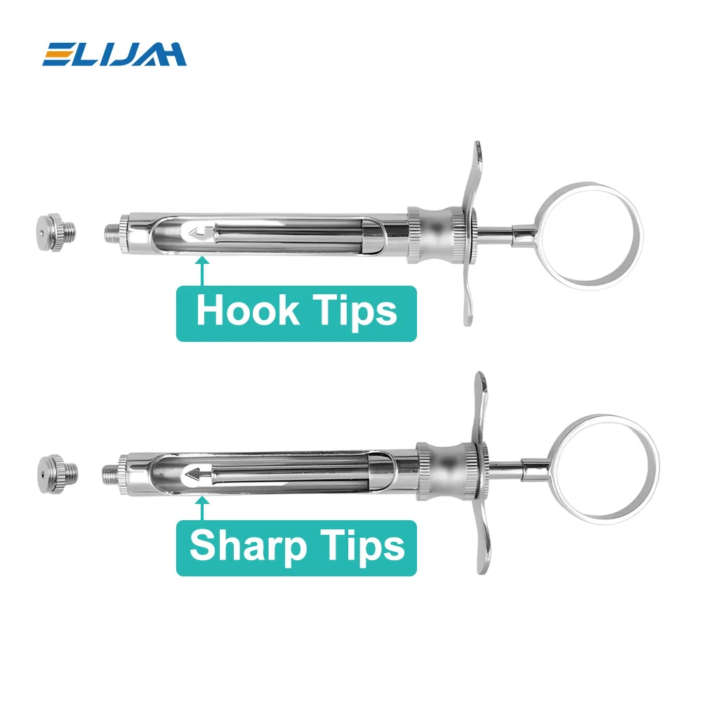 1-PCS-Dental-Anesthesia-Aspirating-Syringe-Hook-Sharp-Tip-Suction ...