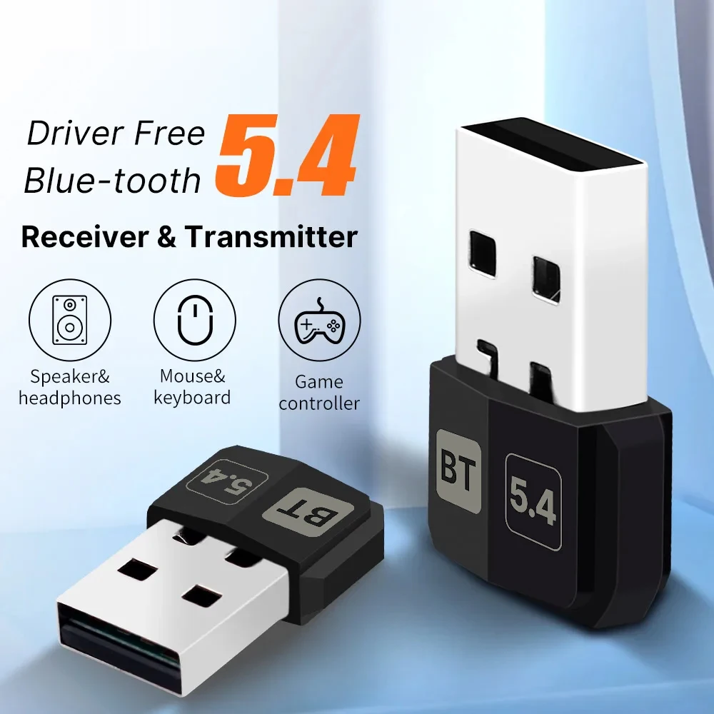 USB-Bluetooth-5-4-Adapter-Wireless-Transmitter-Receiver-Dongle ...
