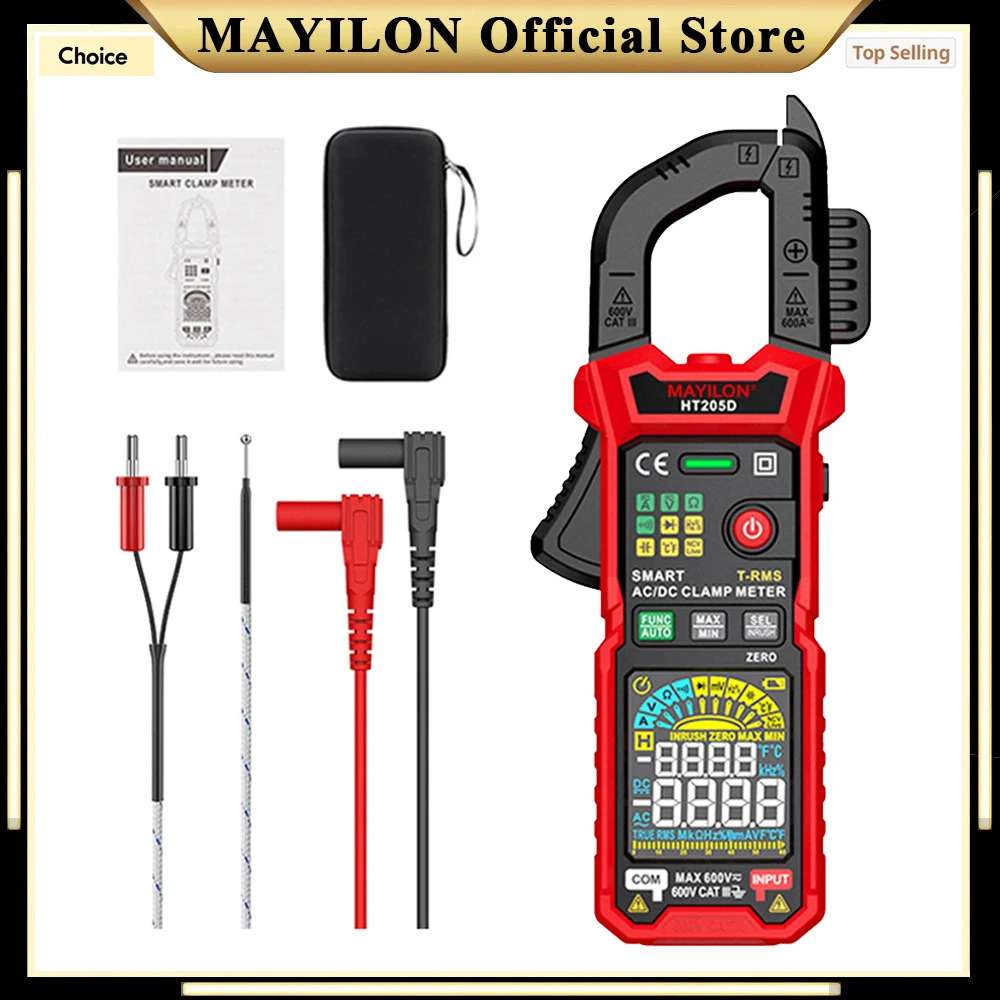 MAYILON-mult-metro-Digital-HT205-mult-metro-profesional-alicates-amper ...