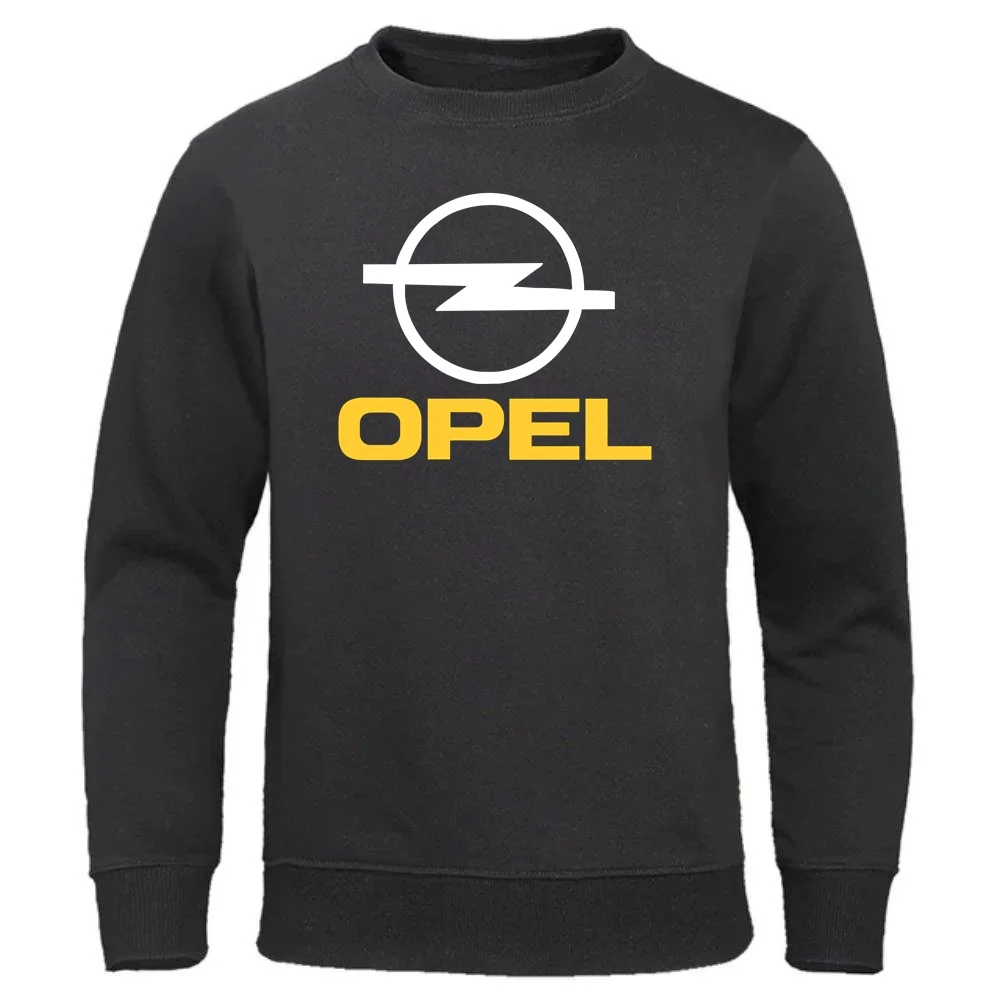 Men's Women Hoodie Sports Clothing Round Neck Cardigan OPEL Car ...