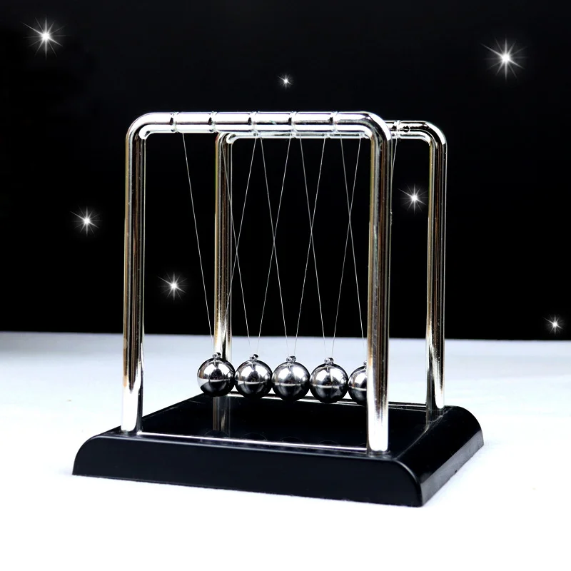 Metal-Newton-Pendulum-Newton-Cradle-Balance-Steel-Balls-Pendulum-Ball ...