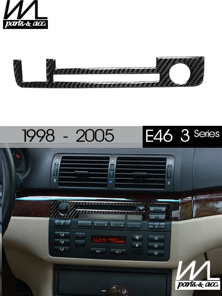 Carbon Fiber Dashboard Console Gear Box Water Cup Holder Panel Frame ...