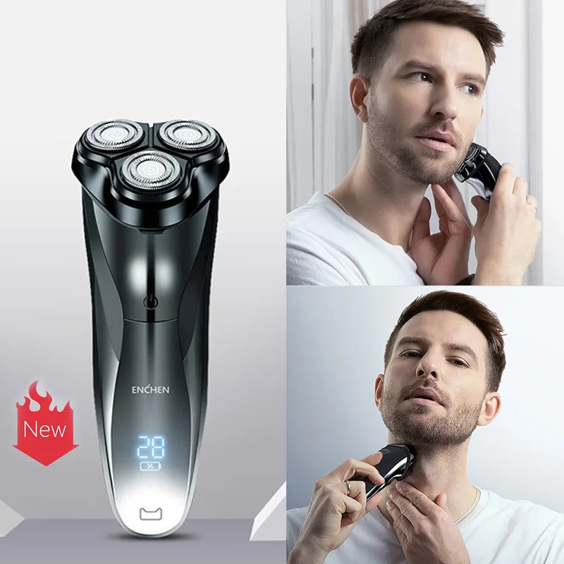 ENCHEN Electric Face Shaver Razor for Men Floating Blade Washable ...