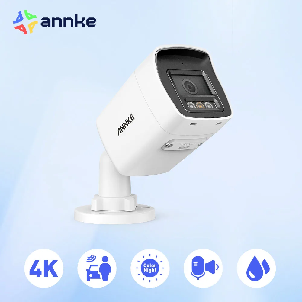 ANNKE-8MP-IR-Network-Bullet-Camera-Outdoor-Indoor-Weatherproof-Video ...