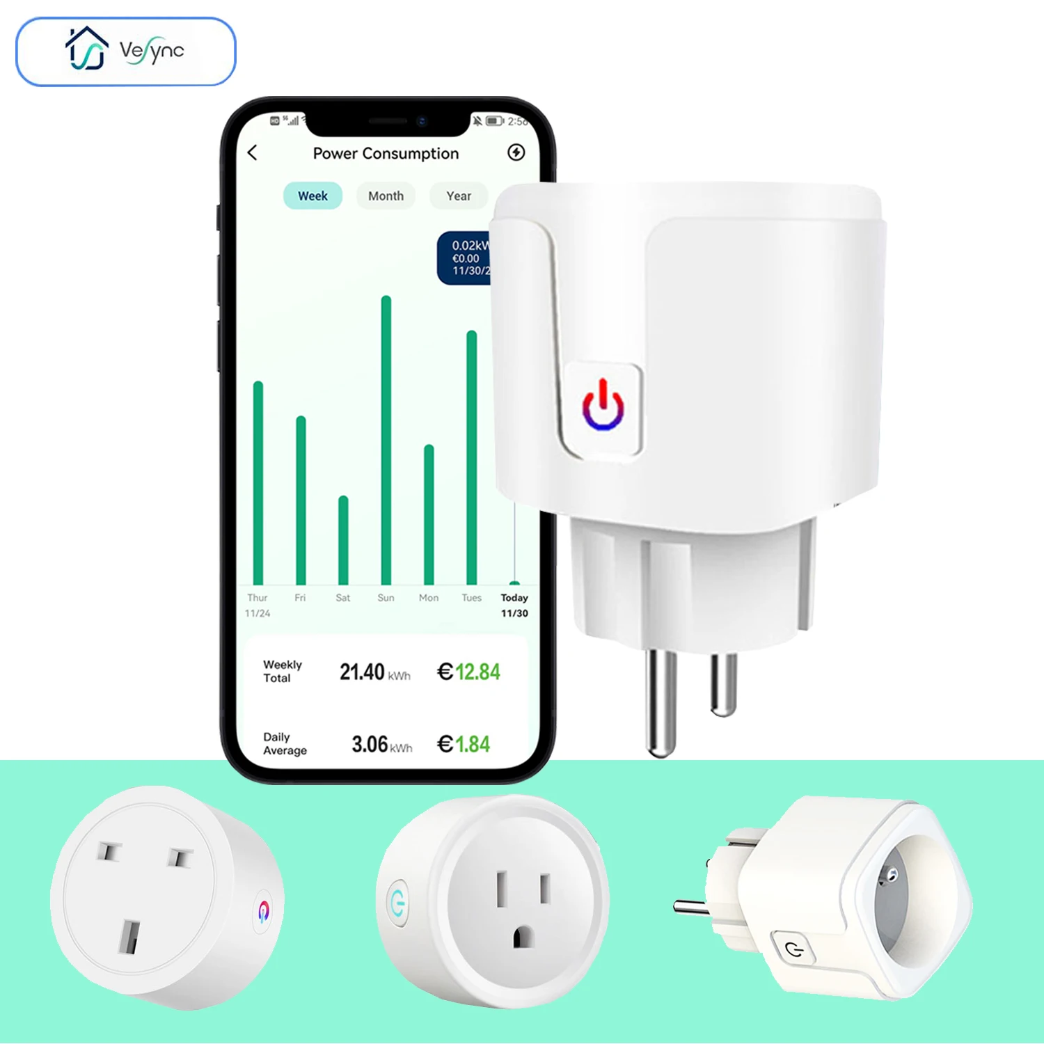 WiFi-socket-electricity-statistics-electricity-bill-statistics ...