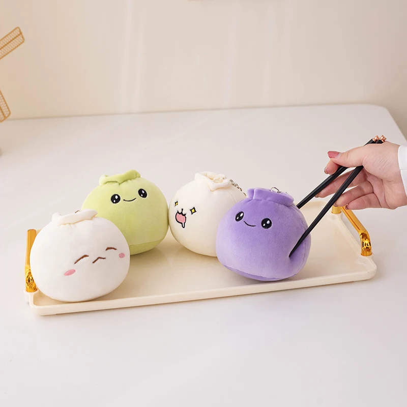 11cm-Mini-Rice-Bao-Steamed-Stuffed-Bun-Plush-Dumplings-Keychain-Cute ...