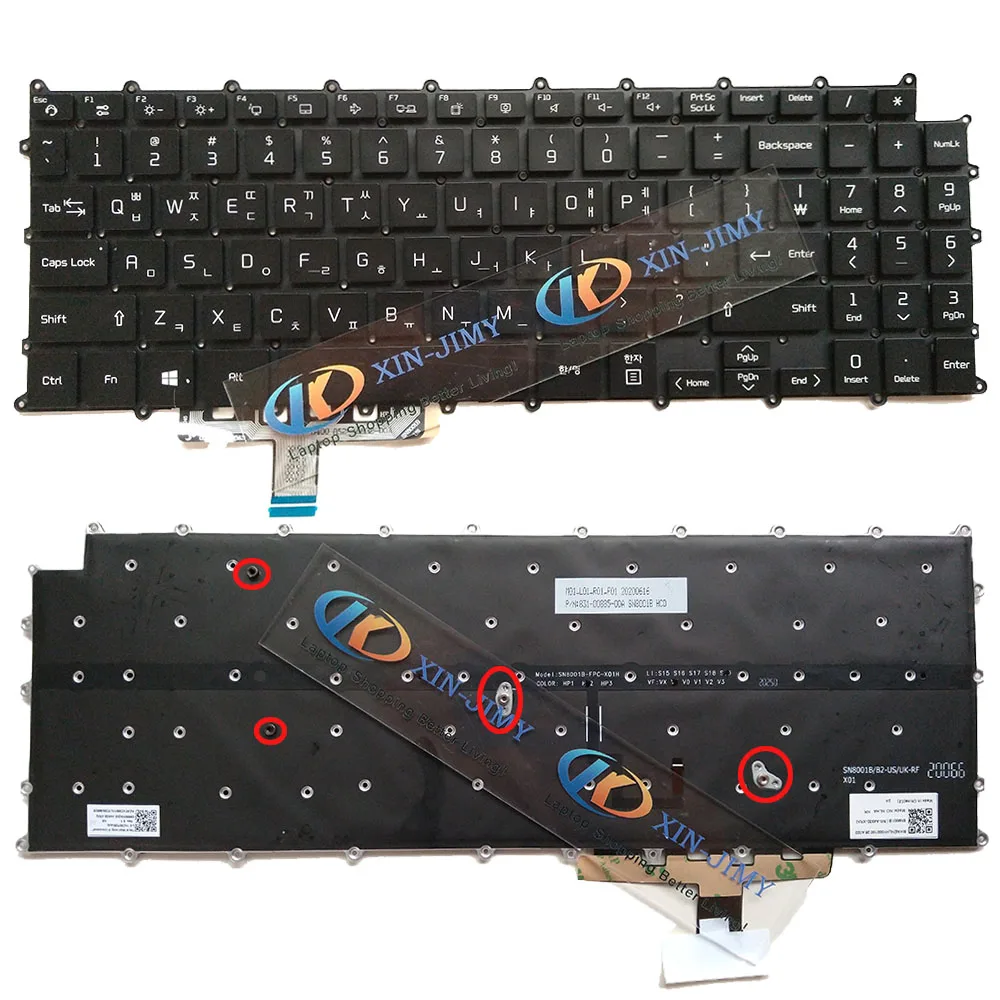 Korea-Backlit-Laptop-Keyboard-for-LG-Gram-16Z90P-16ZD90P-16Z90PD ...