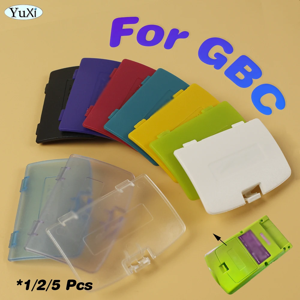 1-2-5Pcs-Battery-Cover-For-Gameboy-Color-GBC-Shell-Battery-Back-Case ...