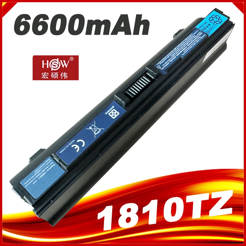 6600mAh 9 셀 UM09E36 UM09E78 노트북 배터리 Acer Aspire One 521 752 1410 1810T ...