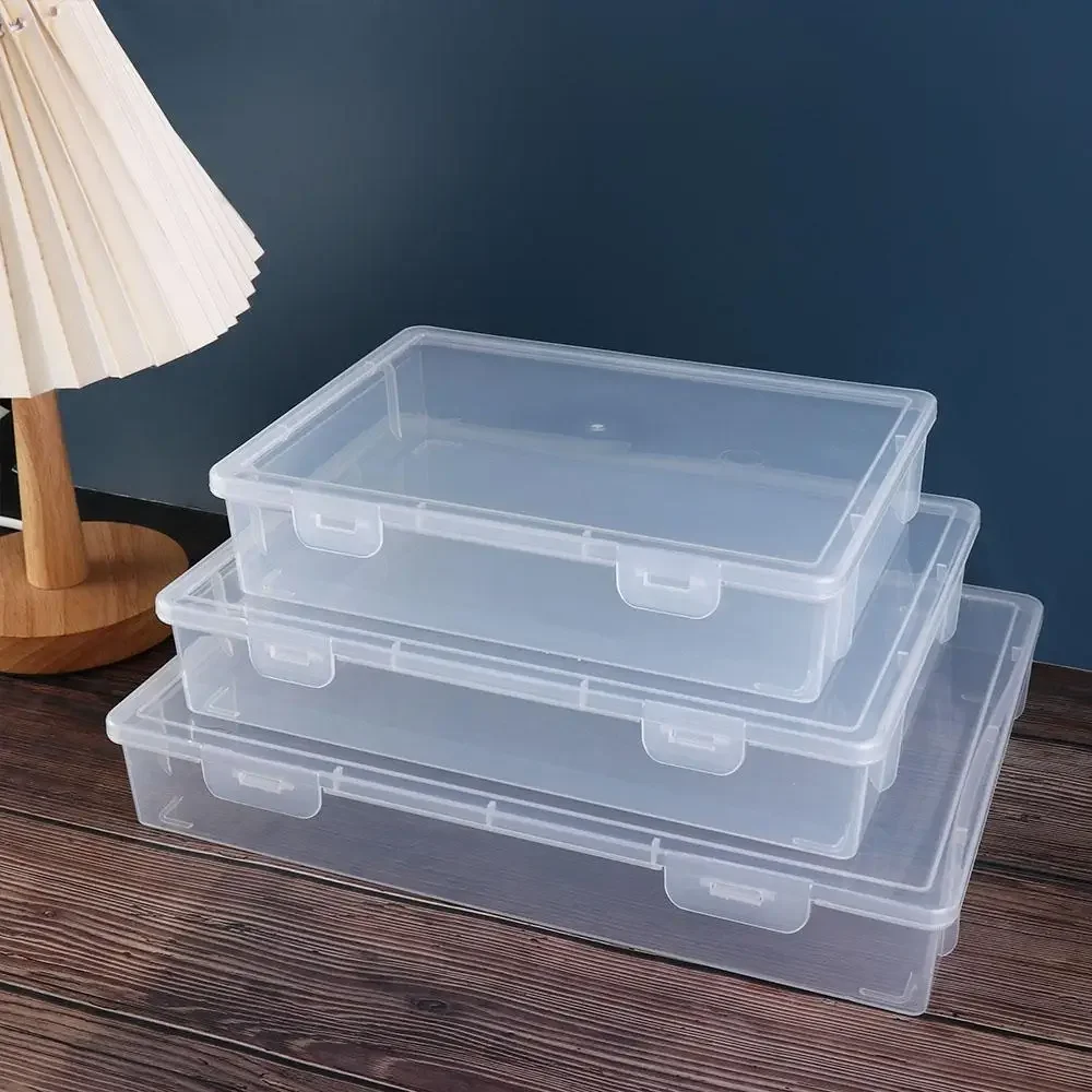 1Pc-Wear-resistant-Transparent-A4-File-Storage-Box-Practical-Data ...