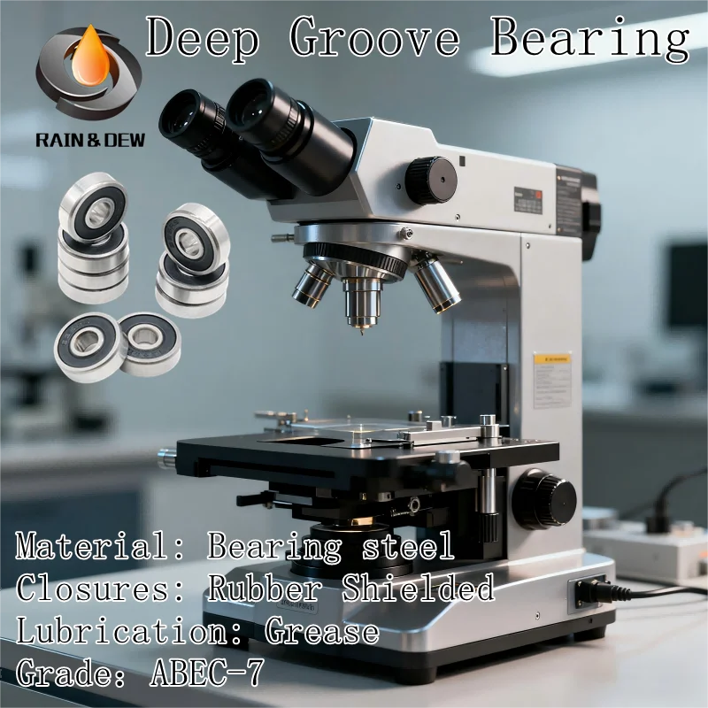 1PCS Rubber Sealed Deep Groove Ball Bearings 3mm 4mm 5mm 6mm 7mm 8mm ...