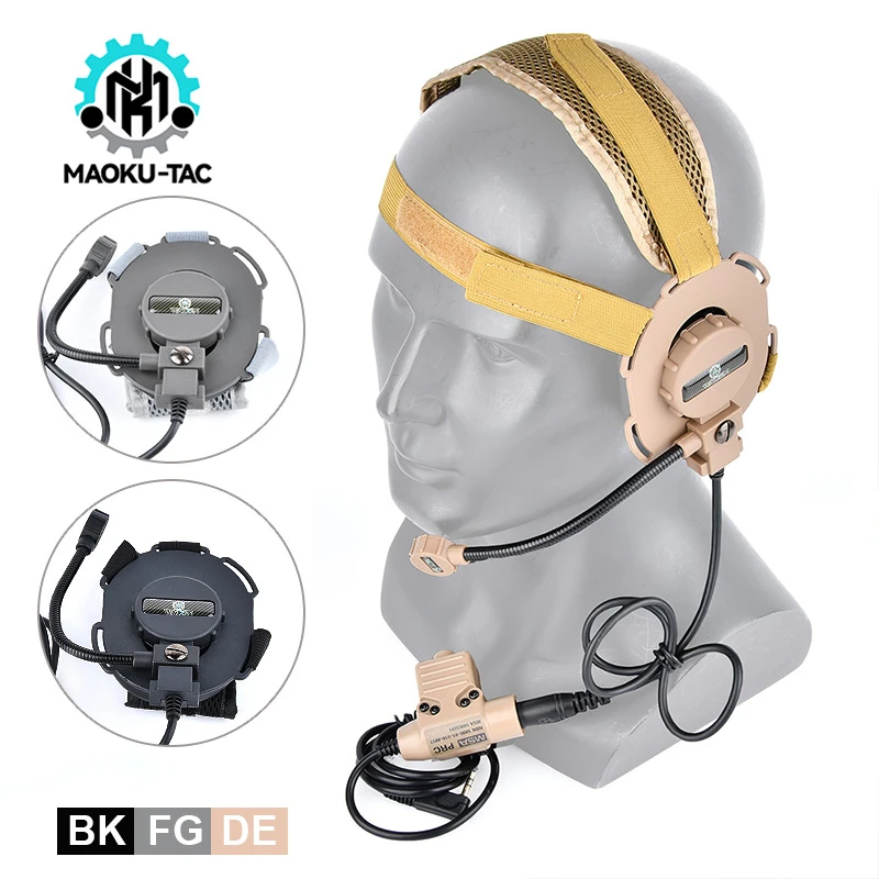 3 Colors Tactical Unilateral Headphone Bowman Gen 3 Headset ...