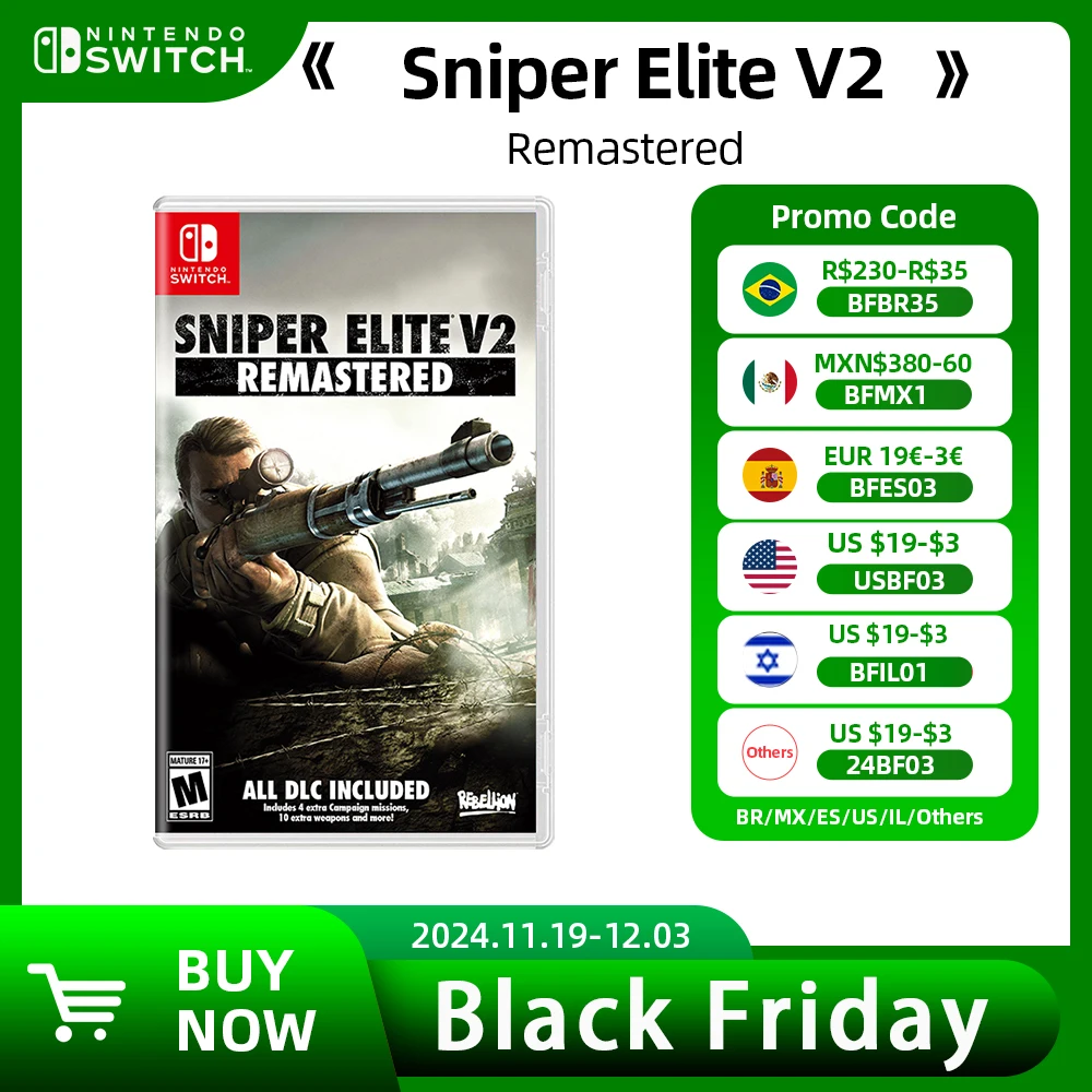 Ofertas-de-jogos-Nintendo-Switch-Sniper-Elite-V2-Remasterizado-Cartucho ...