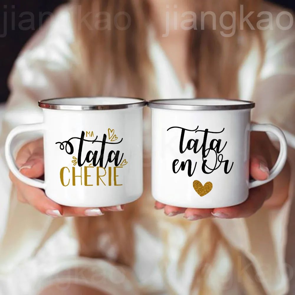 Taza con estampado francés de My Darling Tunt, taza de café, bebidas ...
