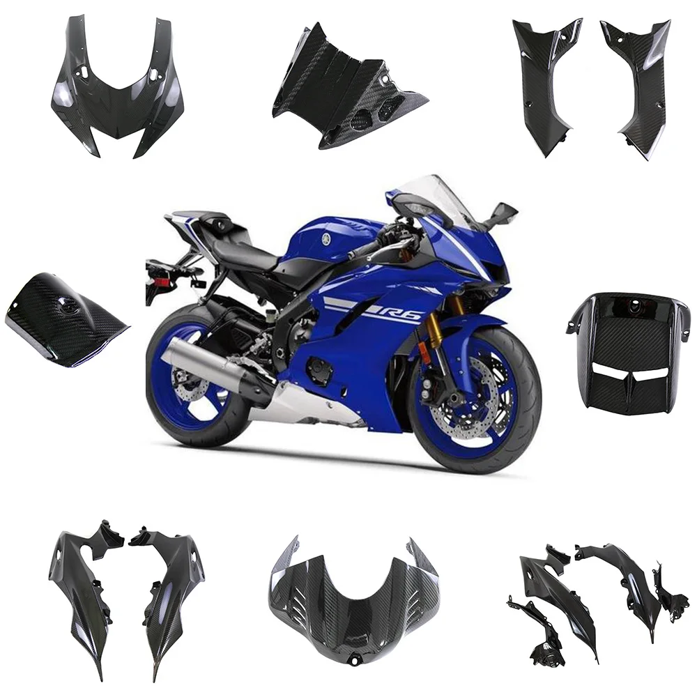 Applicable-motorcycle-for-Yamaha-R6-full-set-of-carbon-fiber-retrofit ...