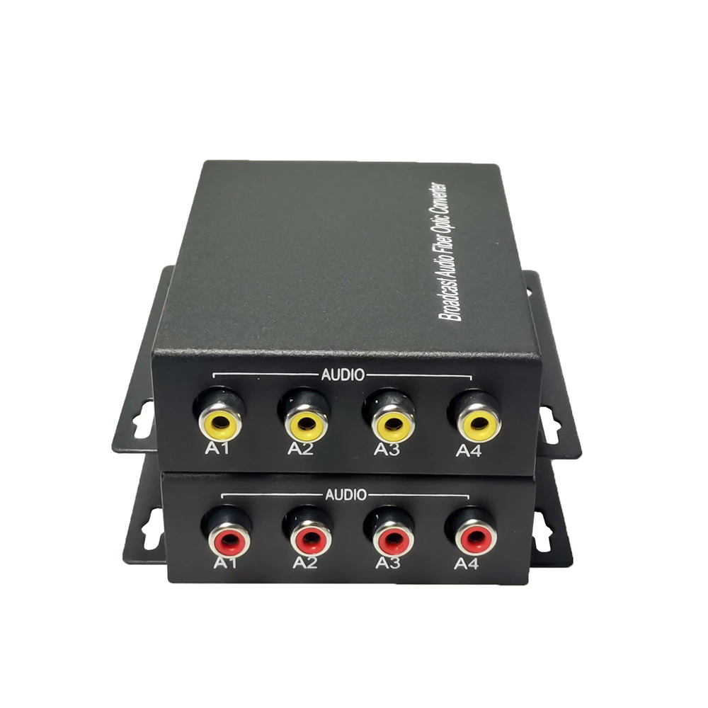 4-channel-broadcast-audio-to-optical-fiber-extender-4-rca-audio-on ...