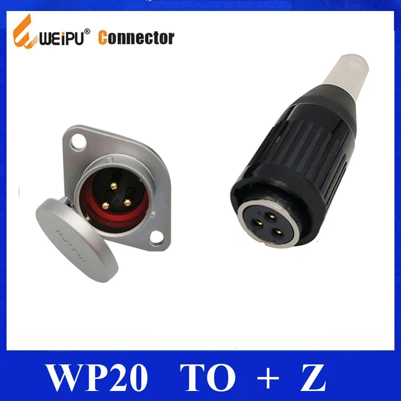 Original Weipu WP20 Connector TK Z 2 3 4 5 7 9 12 Pin Female Cable ...