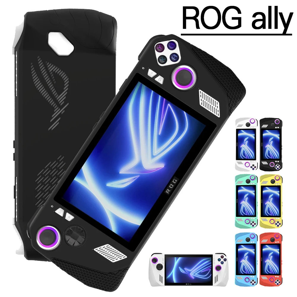 Asus-funda protectora de silicona para consola de juegos ROG Ally ...