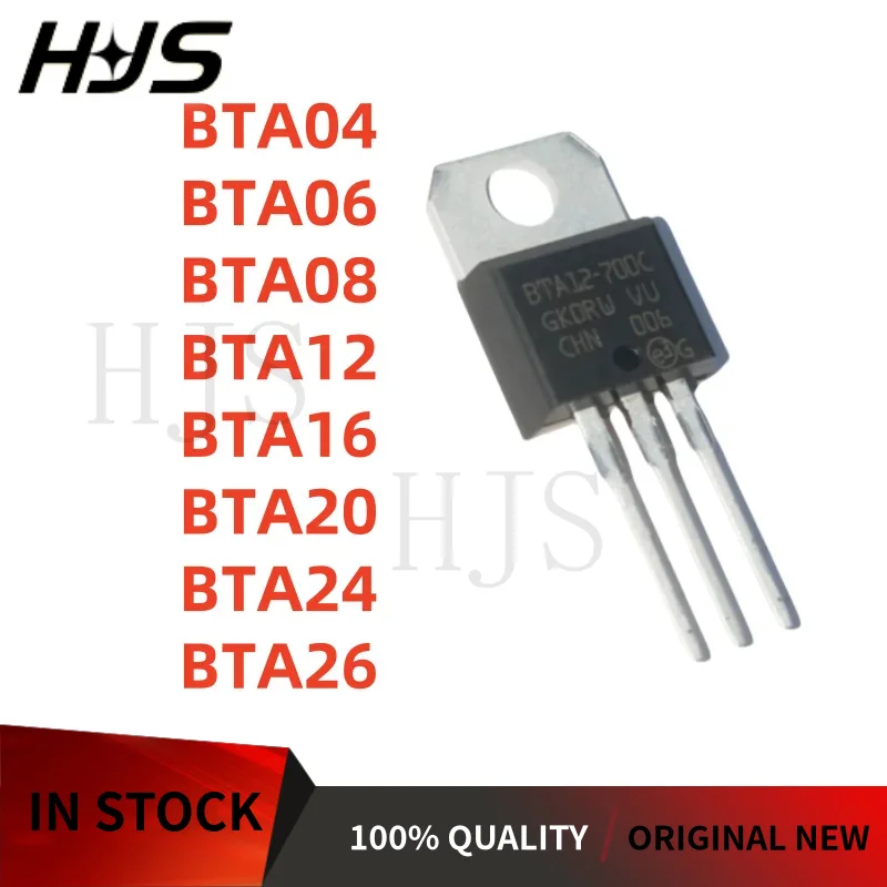 10PCS/LOT BTA04 BTA06 BTA08 BTA12 BTA16 BTA20 BTA24 BTA26 600B 700B ...