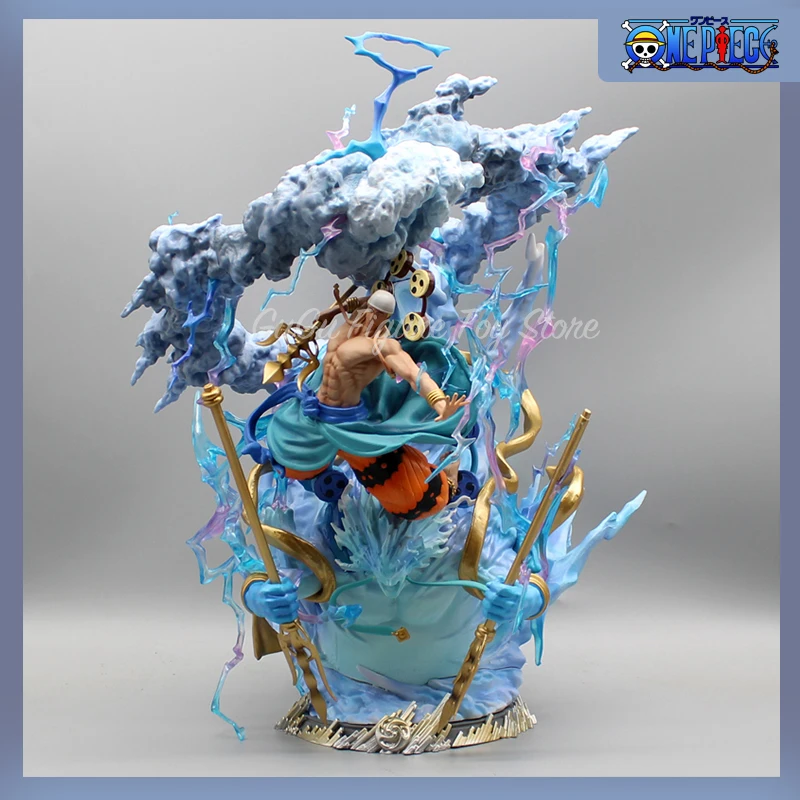 One Piece Gk LS Anime Figures 34cm Enel action Figurine Eneru PVC ...