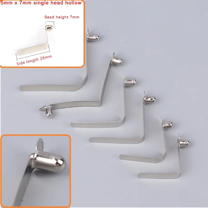 10Pcs-5mm-Double-Single-Hollow-Button-Clips-Kayak-Paddle-Snap-Spring ...