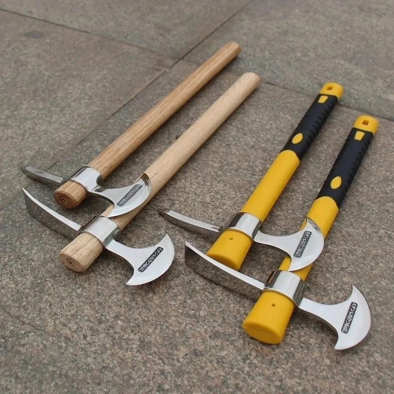 Stainless Steel Pickaxe Outdoor Pickaxe Pure Steel High Hardness Tree ...