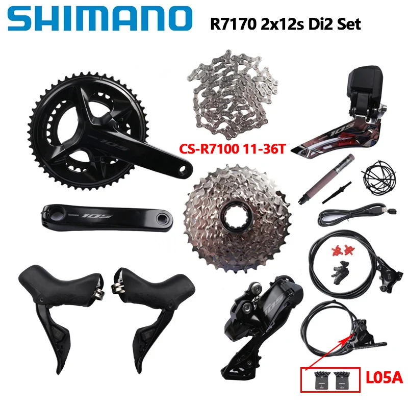 Road-Bicycle-Crankset-Shifter-R7170-Di2-170MM-172-5MM-50-34T-52-36T ...