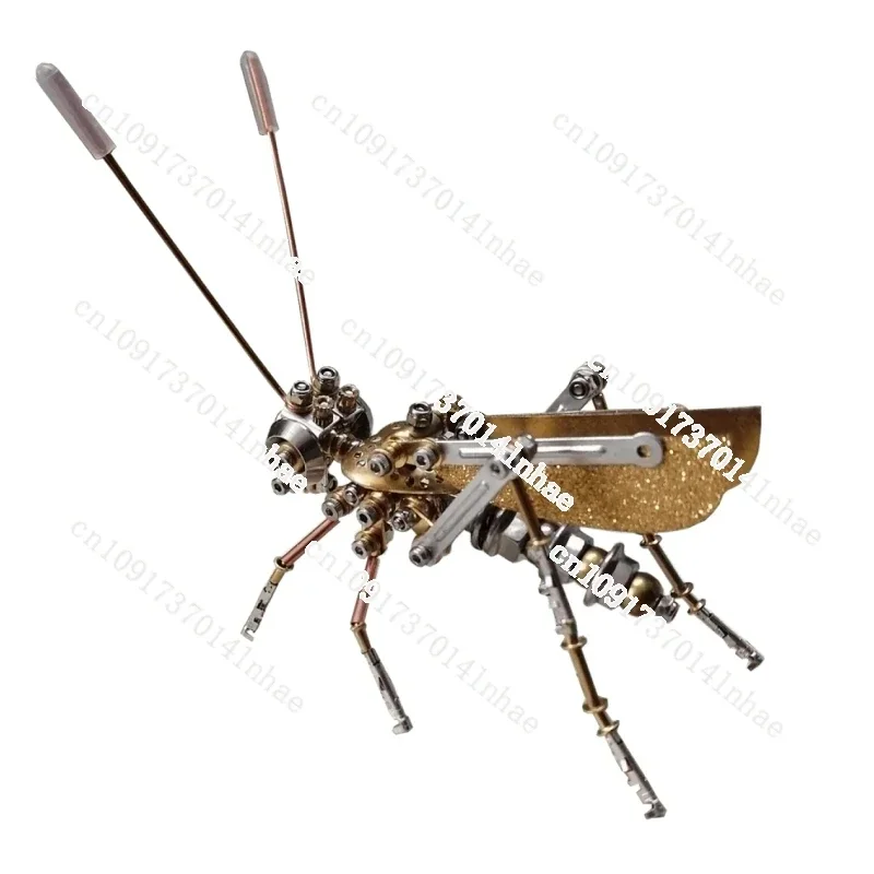 DIY-Mechanical-Grasshopper-3D-Puzzles-Locust-Metal-Model-Kit-Steampunk ...