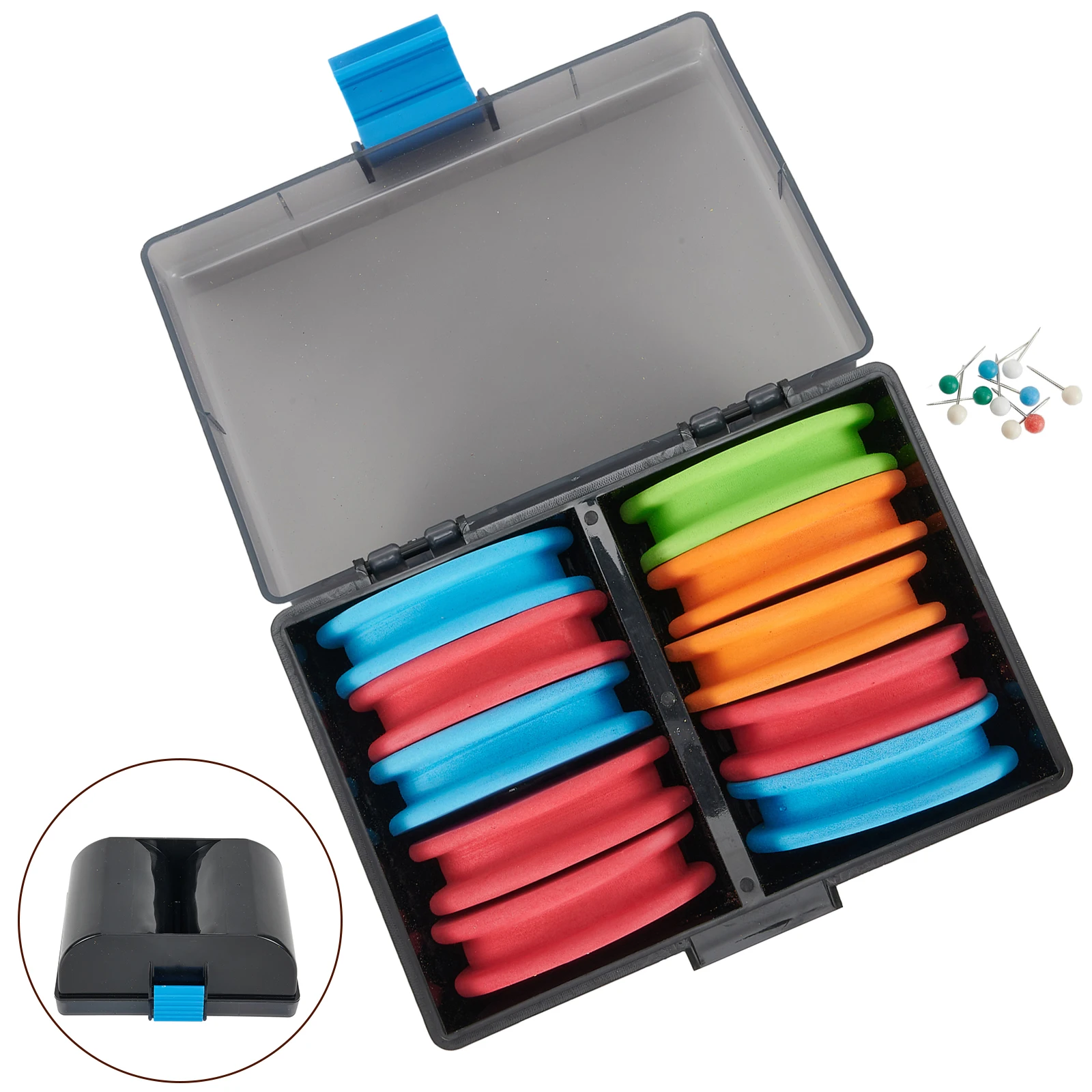 20pcs-Box-EVA-Foam-Spools-Carp-Fishing-Rig-Winders-Line-Leader-With ...