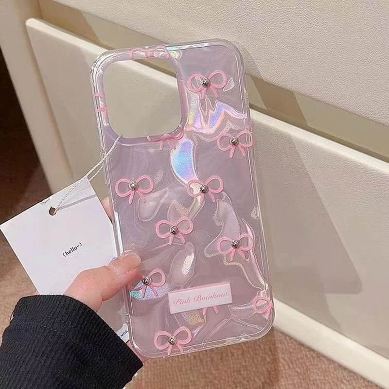 Bowknot Design Protective Phone Case Cover for Honor 90 Smart (4)