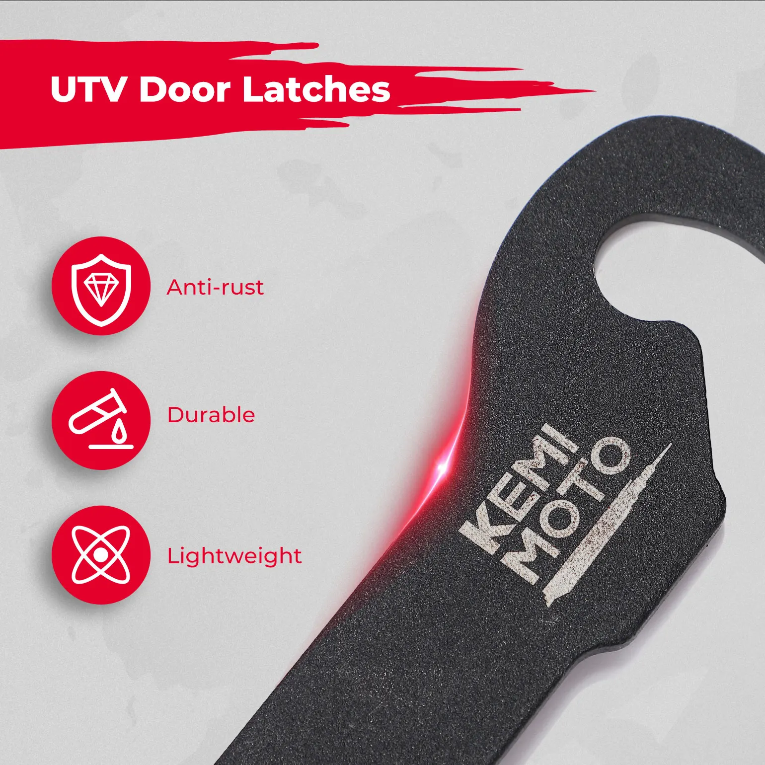 Trailer Door Latch 1 Pair Anti-rust Easy Latches 3.5" Latches Vent ...