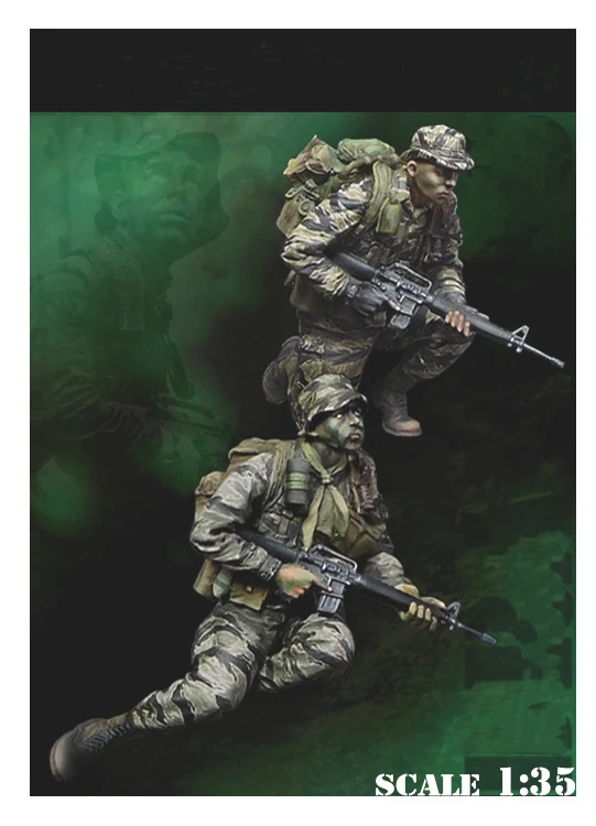 1/35 Resin Model Figure GK ,2 Figure , Unassembled and unpainted kit ...