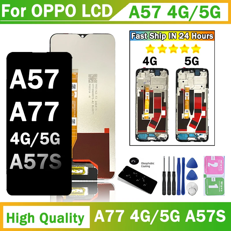Original-For-Oppo-A57-A77-4G-CPH2387-2385-LCD-A57S-Display-Screen-Touch ...