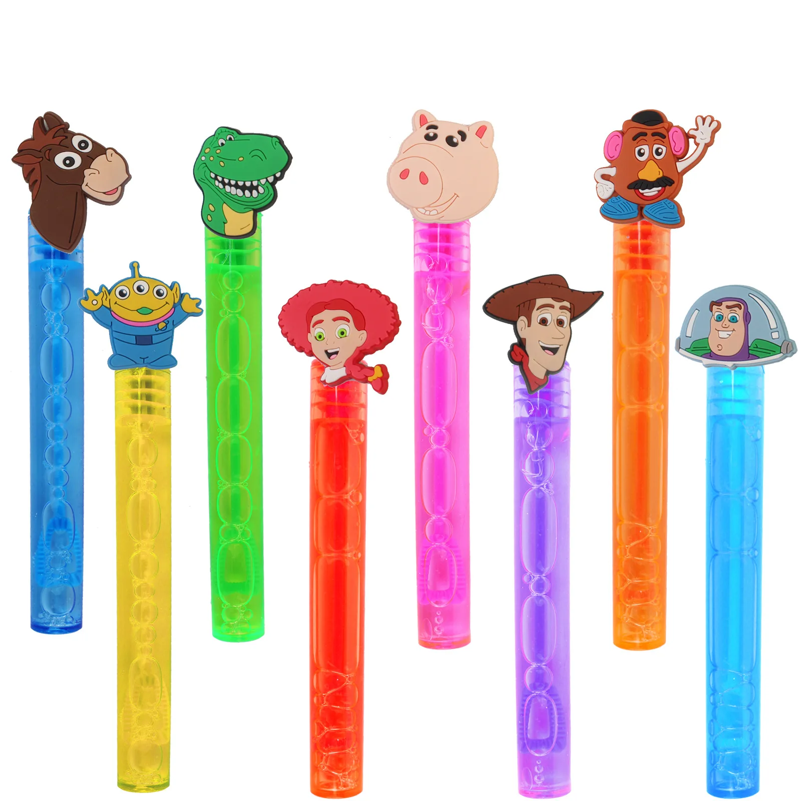 Toy Story Bubble Stick Cartoon Portable Bubble Stick Anime Chase Bubble ...