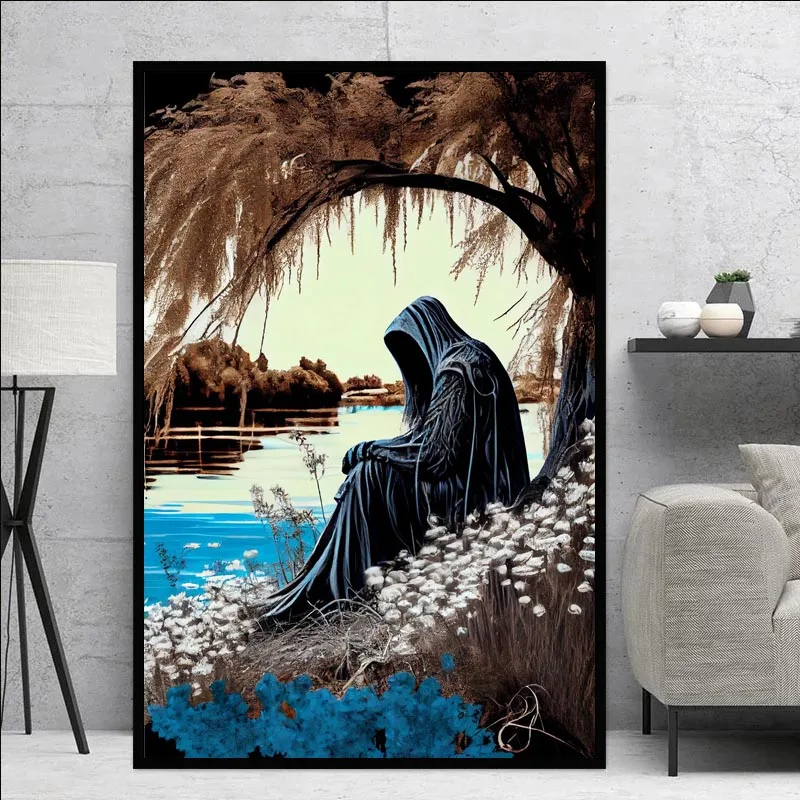 Abstract Death Painting