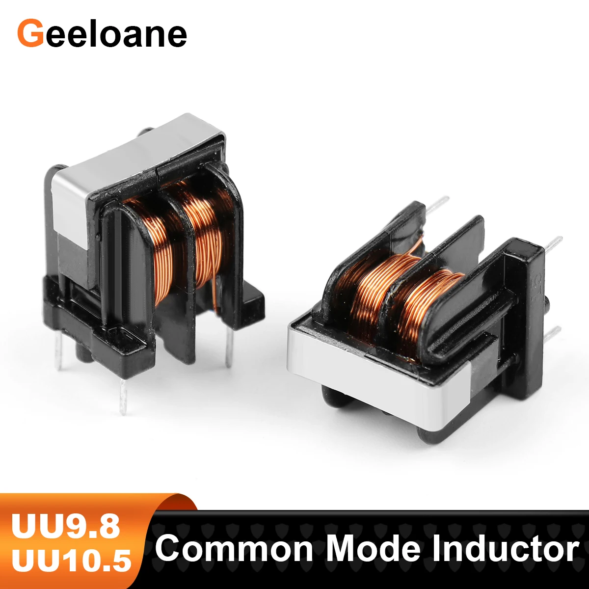 10Pcs UU9.8 UU10.5 Common Mode Choke Inductor 17x12/19x17mm 5mH 10mH 15mH 20mH 25mH 30mH 40mH ...