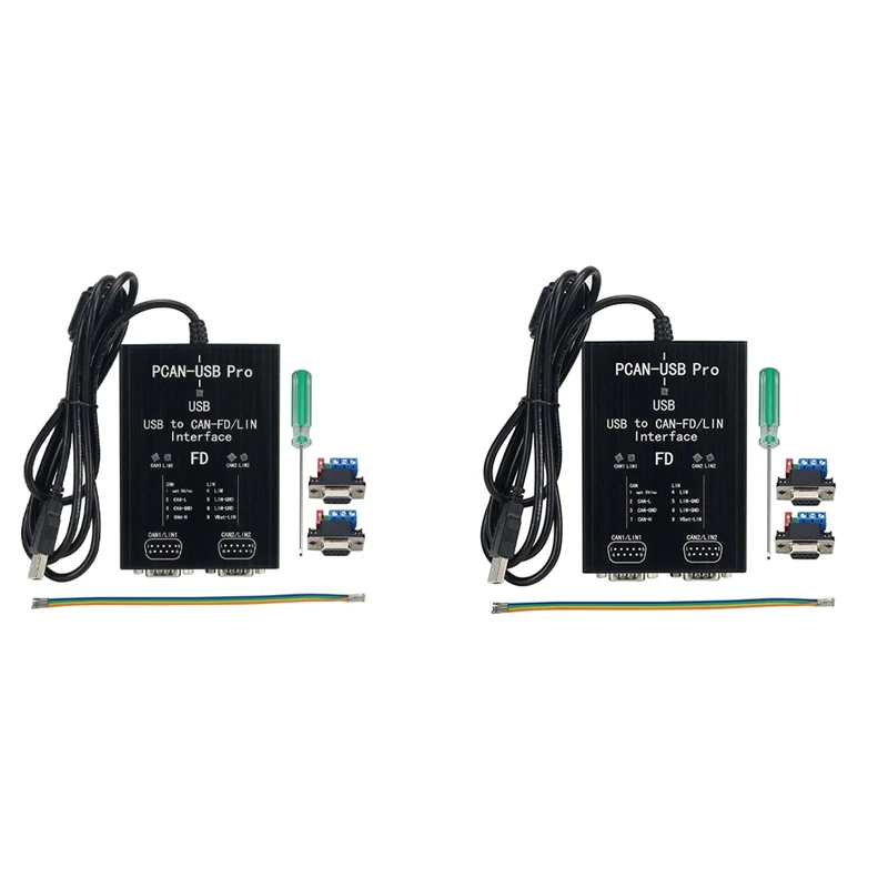 PCAN-USB-Pro-PCAN-FD-PRO-USB-To-CAN-Adapter-2CH-CAN-FD-Compatible-With ...