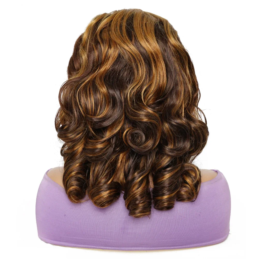Perucas-de-cabelo-humano-encaracolado-Bouncy-peruca-frontal ...
