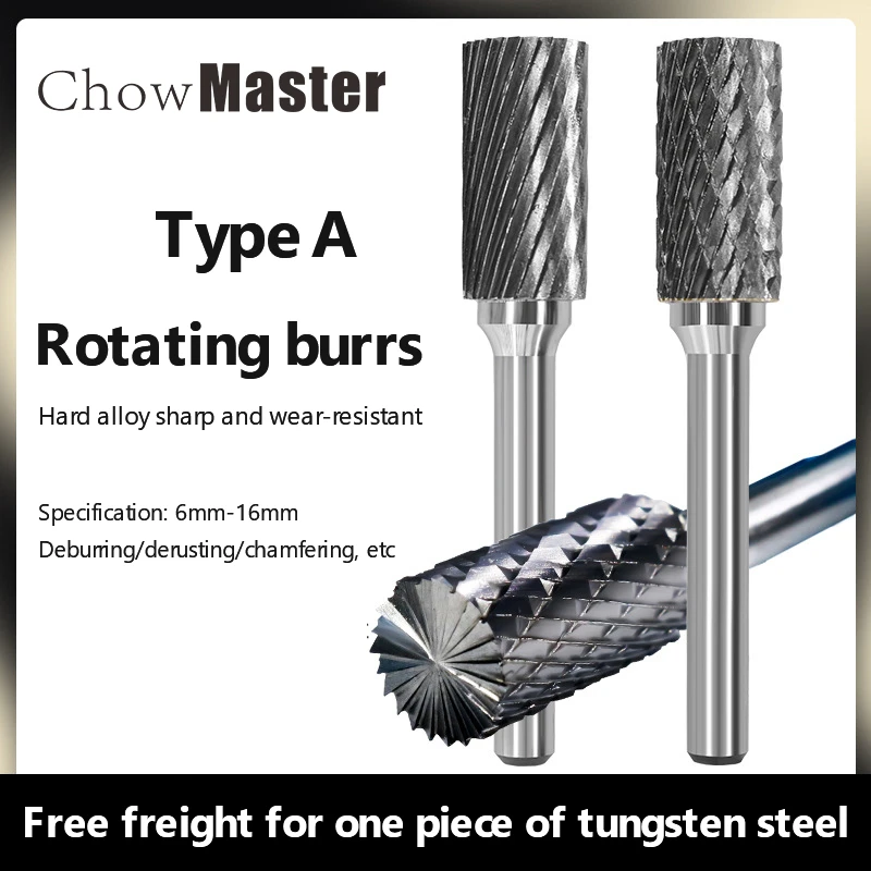Tungsten Steel Rotary File 6 16mm Boule Slot with Blade Top Carbide ...