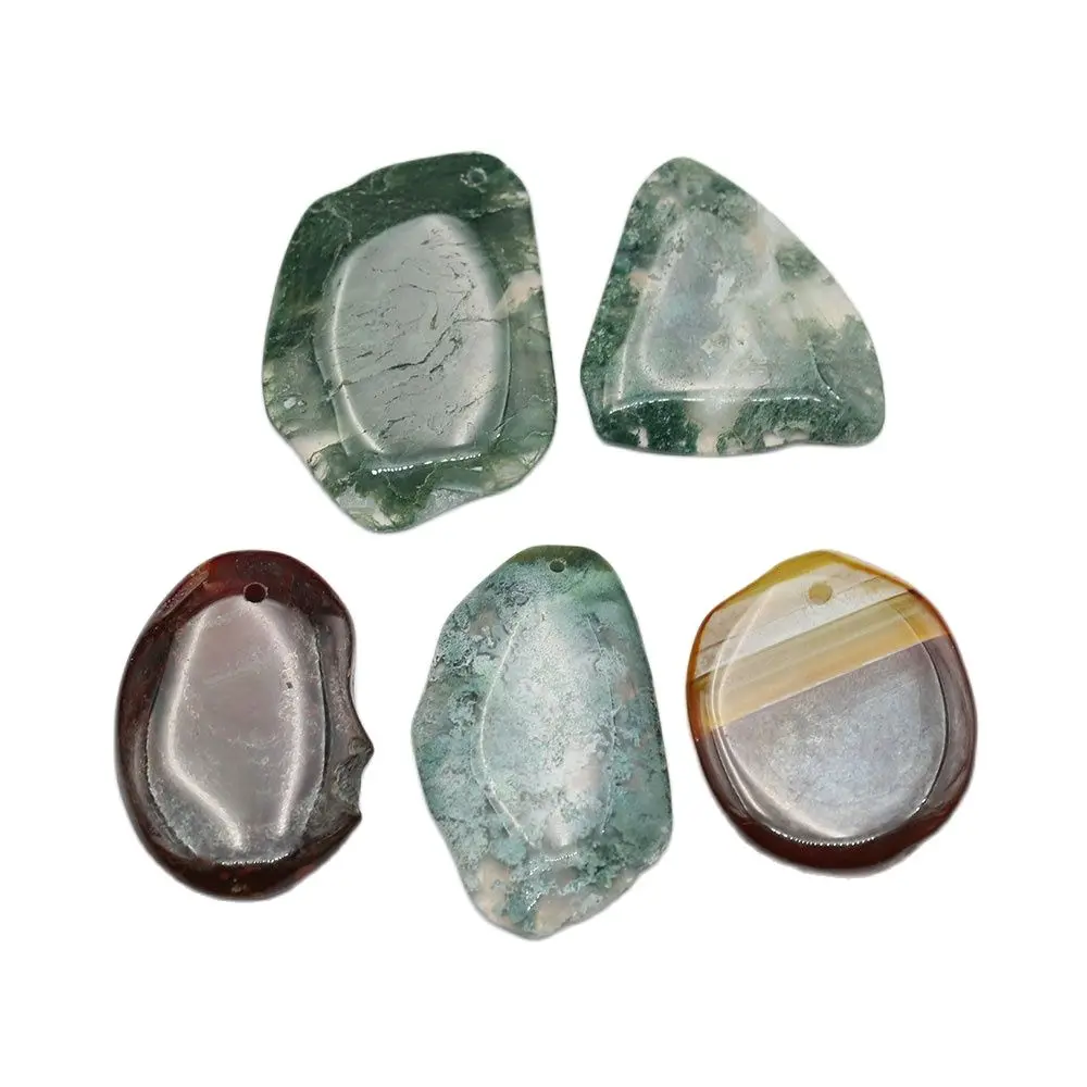 APDGG-5Pcs-NO006-Natural-Red-Green-Mix-Color-Agate-Freedom-Shape-Nugget ...