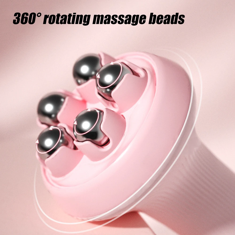 Type 2-Rose-360 Degree Manual Body Massage Roller Ball Therapy Massager ...