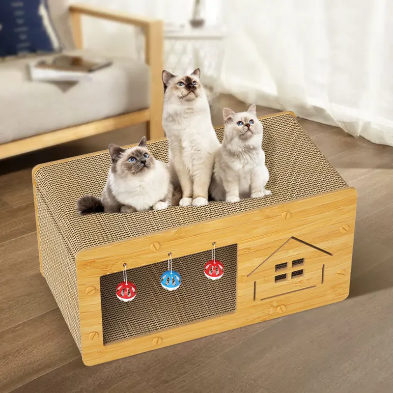 Cat-Scrapers-Cat-House-Scraper-For-Cats-Large-Scratching-Board-Nest-Cat ...