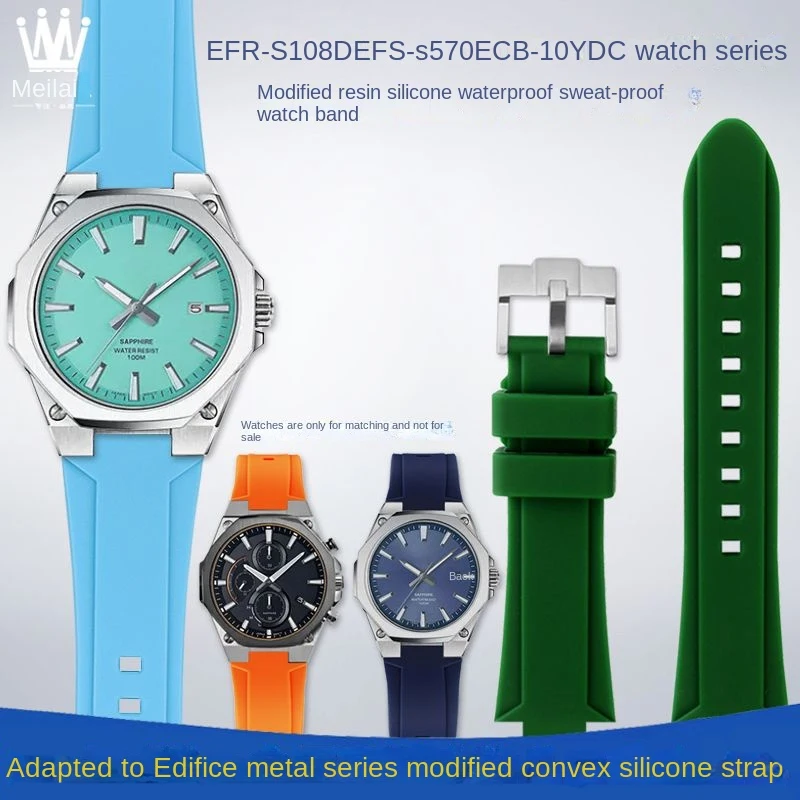 For Casio Edifice Series EFR-S108D EFS-S570 ECB-10 ECB-10YDC modified ...