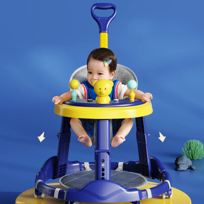 Multi-function Baby Walker With Wheel Baby Walk Learning Anti Rollover ...