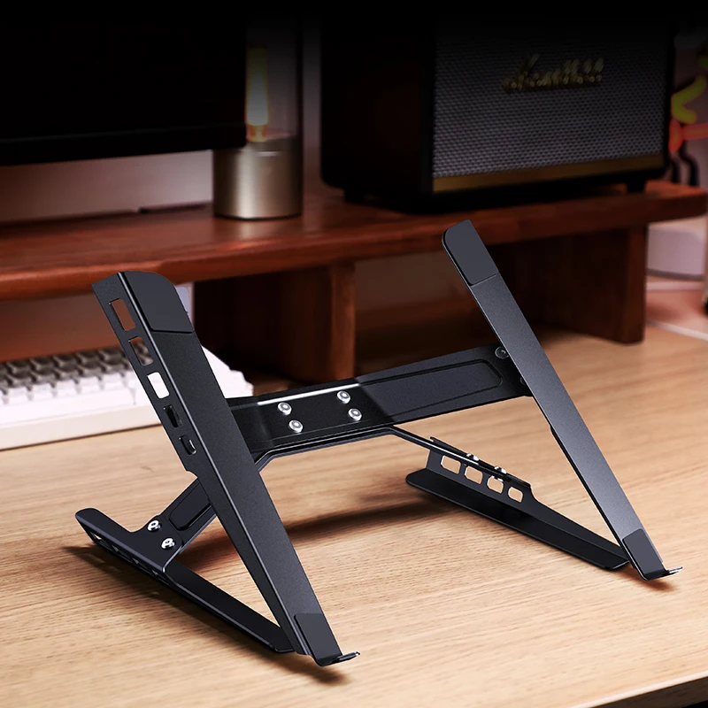 New-Aluminium-Laptop-Folding-Stand-Heat-Dissipating-Metal-Notebook ...