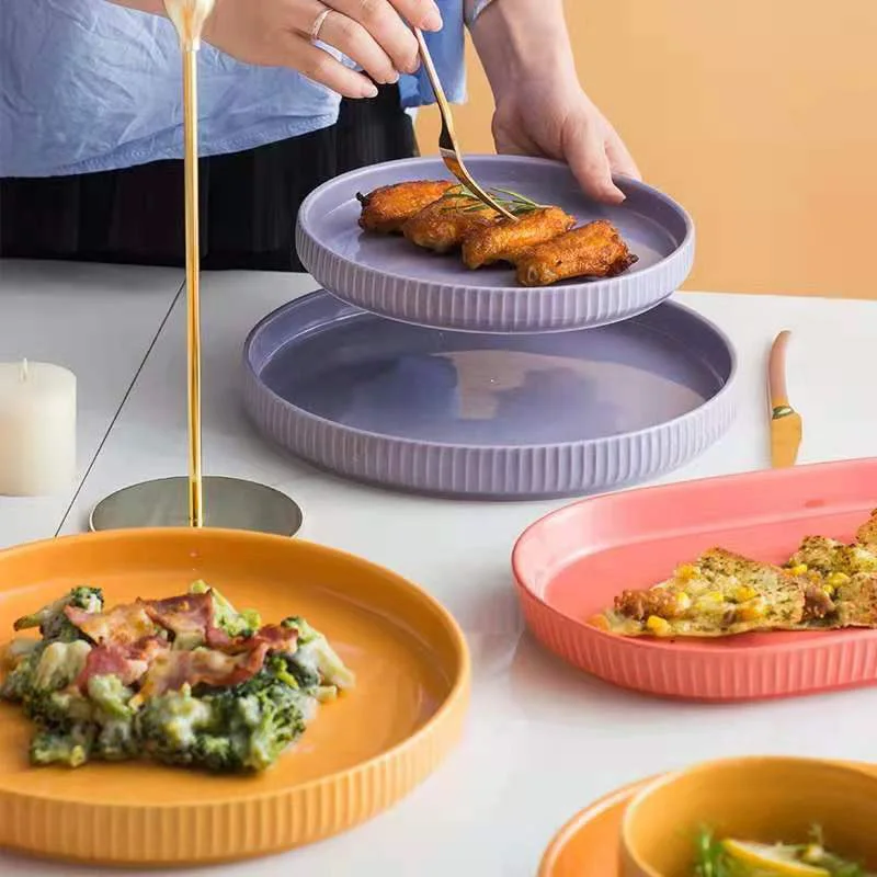 Creative-Plate-Platos-Tableware-Ceramic-Assiettes-Table-C-Decorativos ...