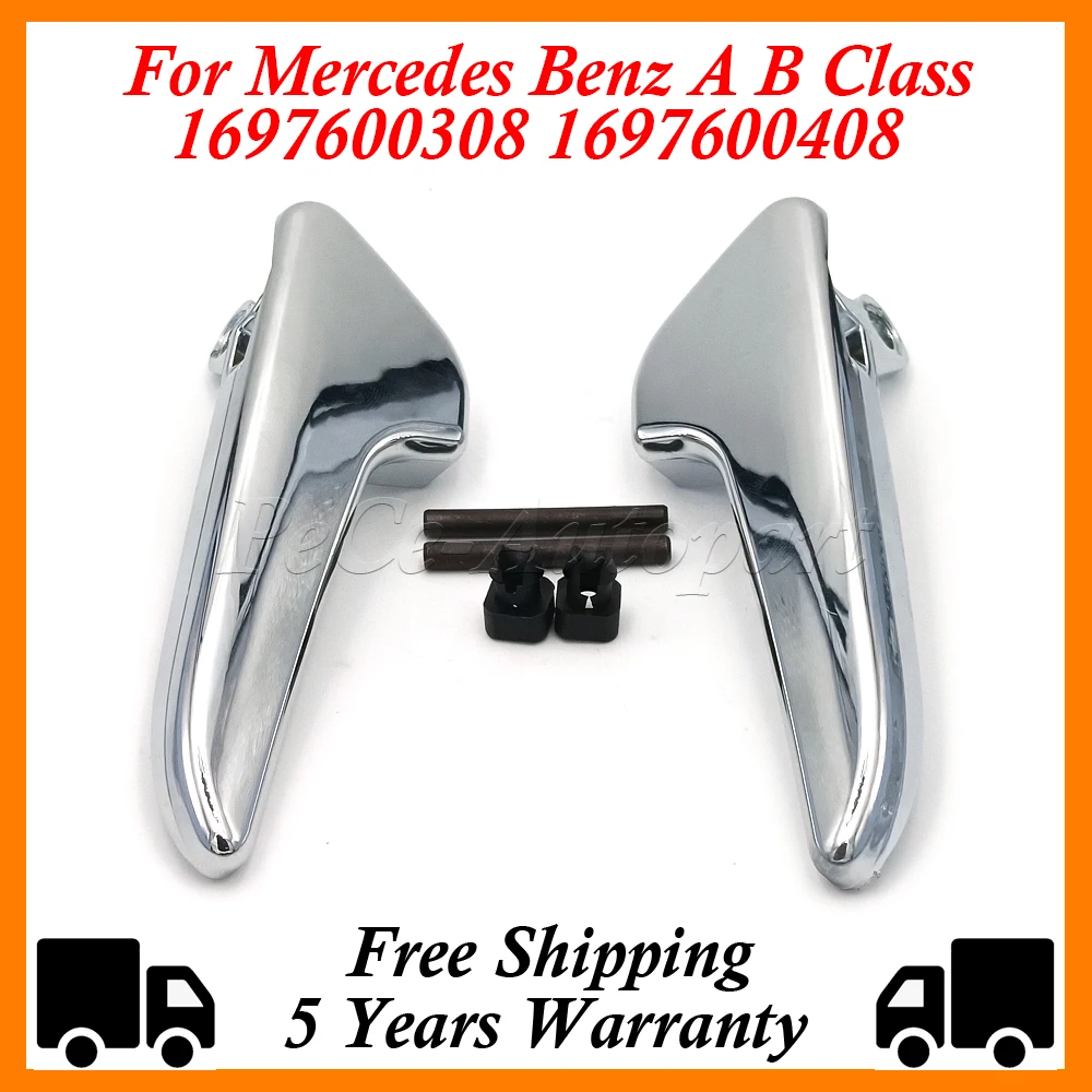 Car-Interior-Door-Handles-With-Chrome-Plate-Left-Right-Front-Rear-For ...