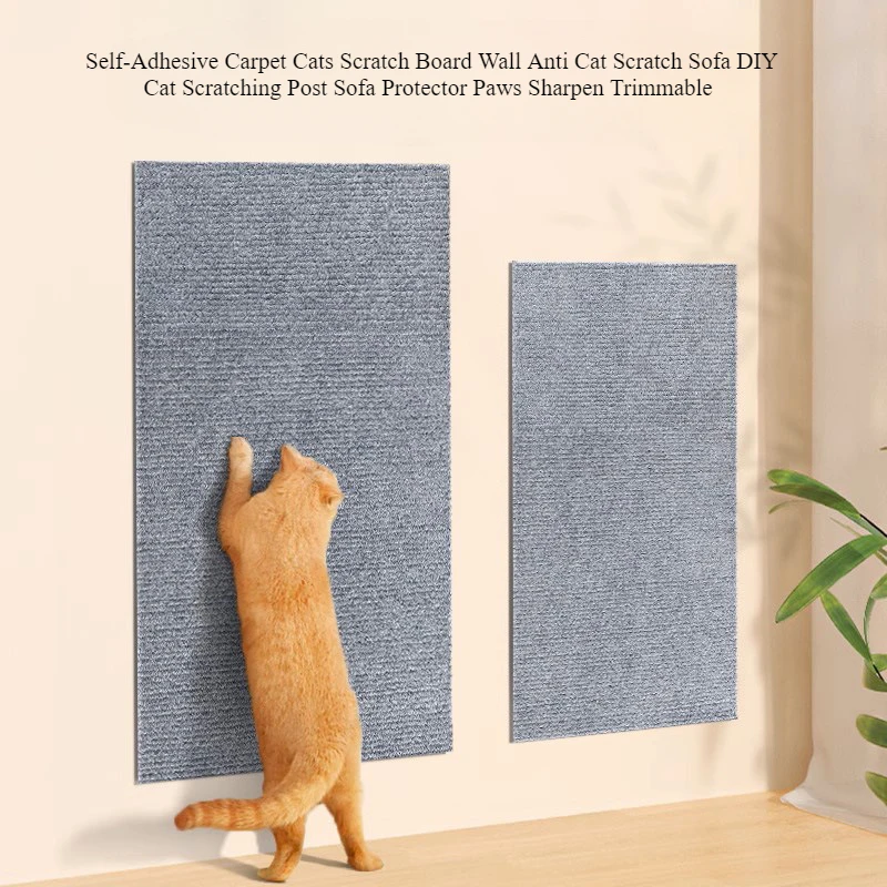 Self-Adhesive-Carpet-Cats-Scratch-Board-Wall-Anti-Cat-Scratch-Sofa-DIY ...
