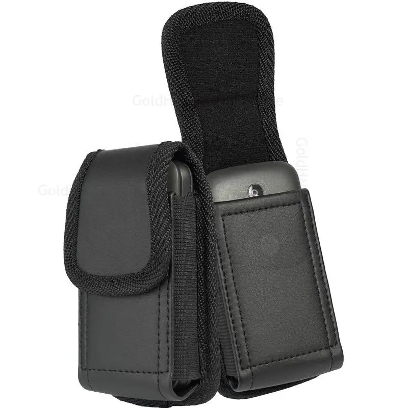 Flip-Leather-Cellphone-Waist-Bag-For-Nokia-2760-Pouch-Holster-Belt-Clip ...