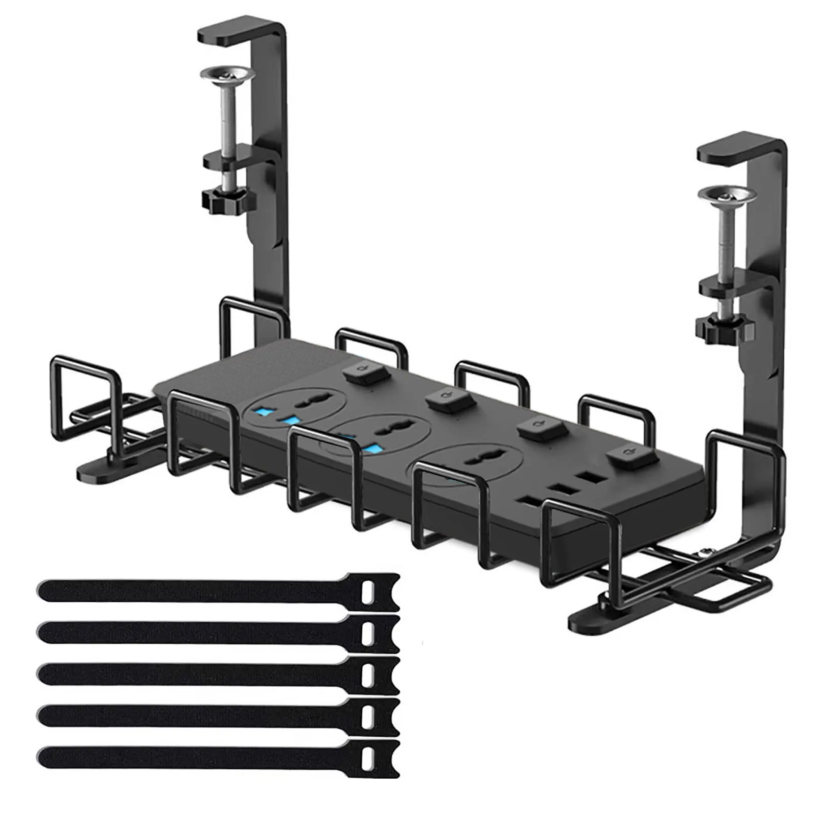 Under-Desk-Wire-Storage-Rack-Cable-Organizer-Wire-Cable-Tray-Wire-Cable ...